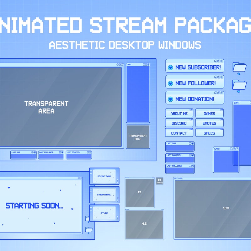 Windows Twitch Overlay - Etsy