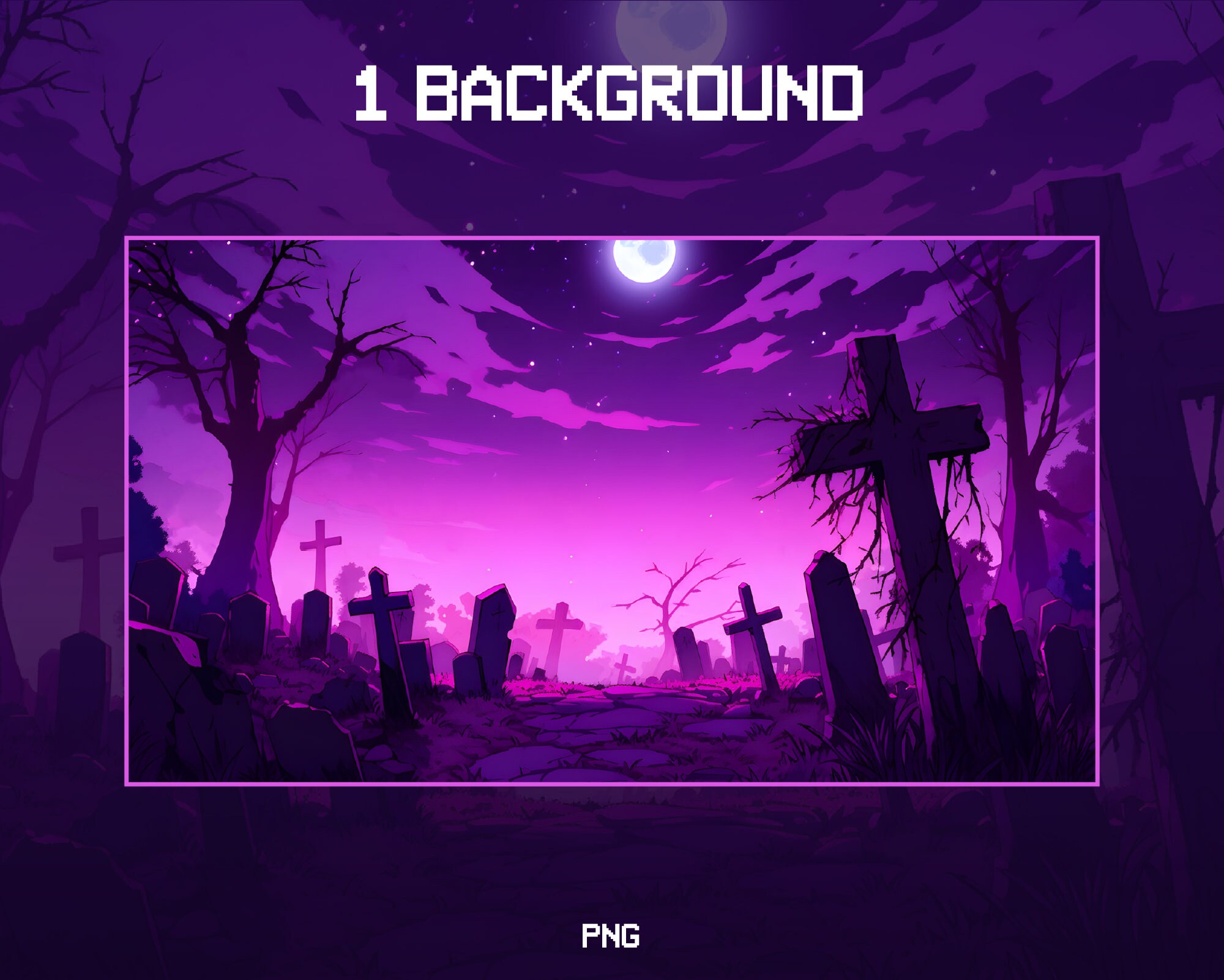 Animated Halloween Twitch Overlay Stream Package Gothic Spooky Twitch ...