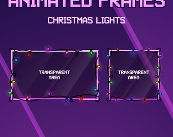 Animated Stream Overlay | Twitch Christmas Overlay | Animated Overlay ...