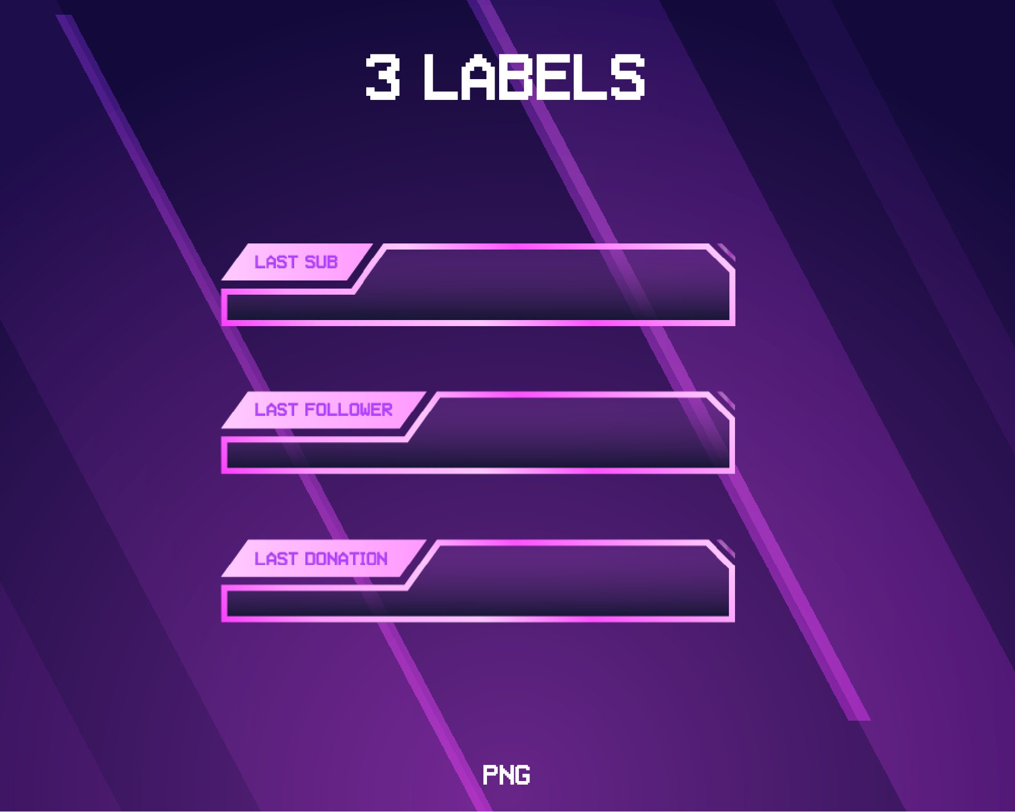 Animated Lofi Twitch Overlay Stream Package Game Room | Cool Neon ...