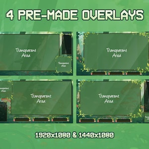 Animated Cozy Twitch Overlay Stream Package | Mushroom Forest ...