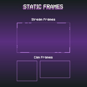 Animated Twitch Overlay Stream Package | Twitch Overlay Purple | Twitch ...