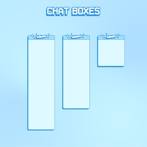 Animated Blue Twitch Overlay Stream Package | Y2K Retro Aesthetic ...