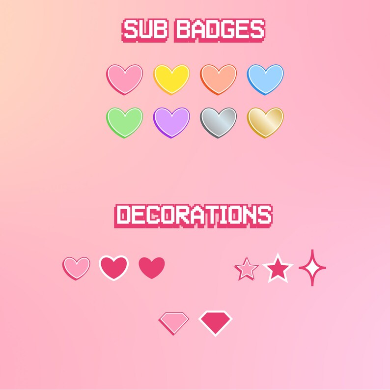 Animated Pink Twitch Overlay Stream Package Y2K Retro Aesthetic Twitch ...