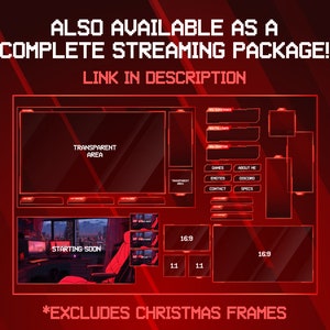 Animated Stream Overlay | Twitch Christmas Overlay | Animated Overlay ...