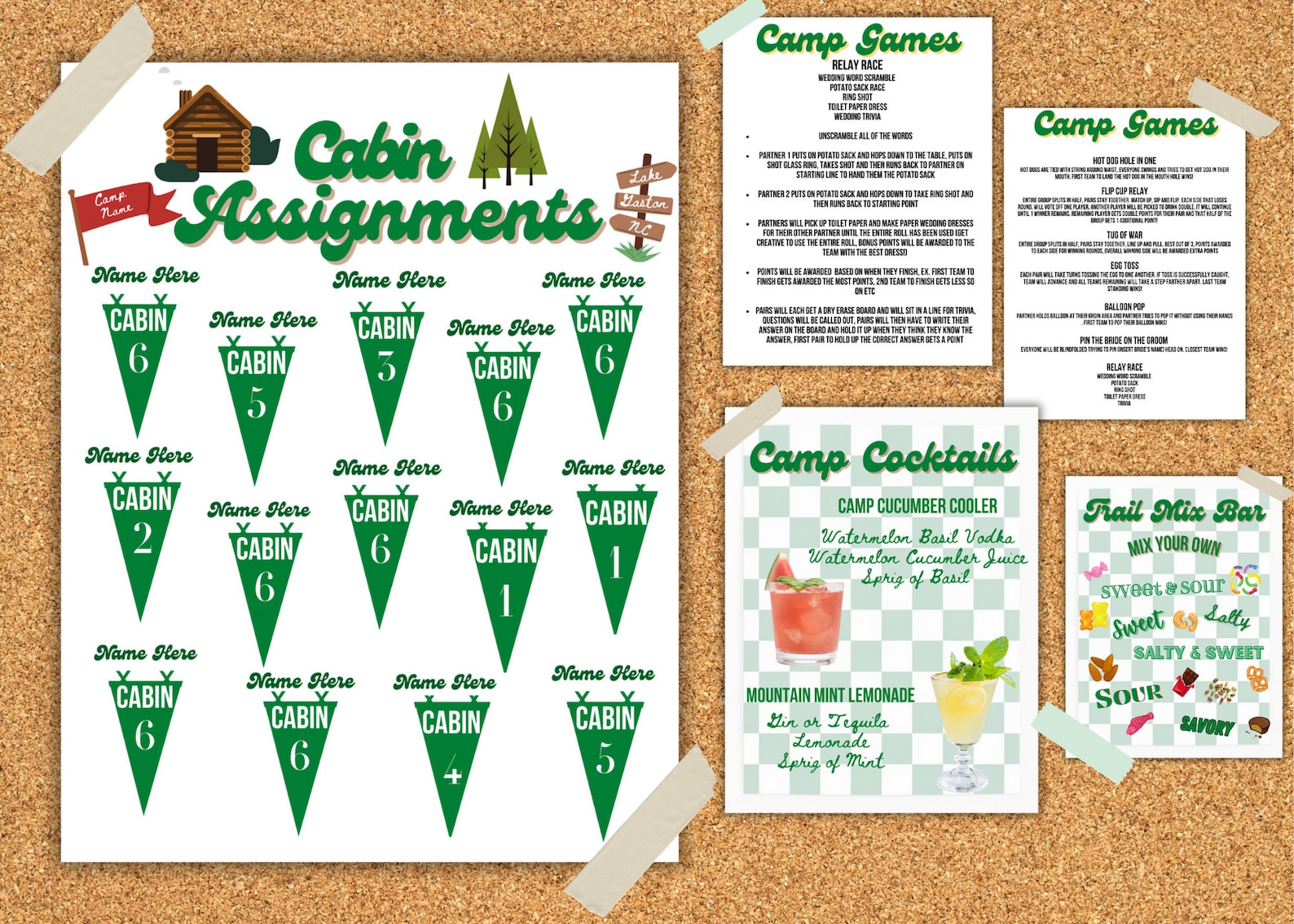 Camp Bachelorette/party Bundle - Etsy