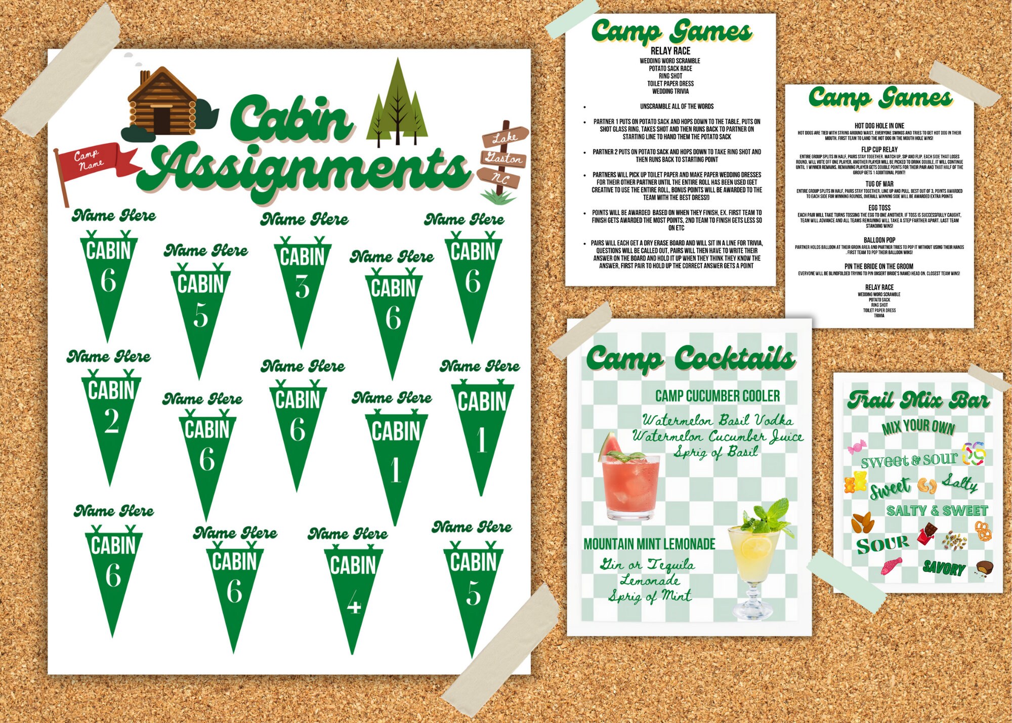 Camp Bachelorette/party Bundle - Etsy