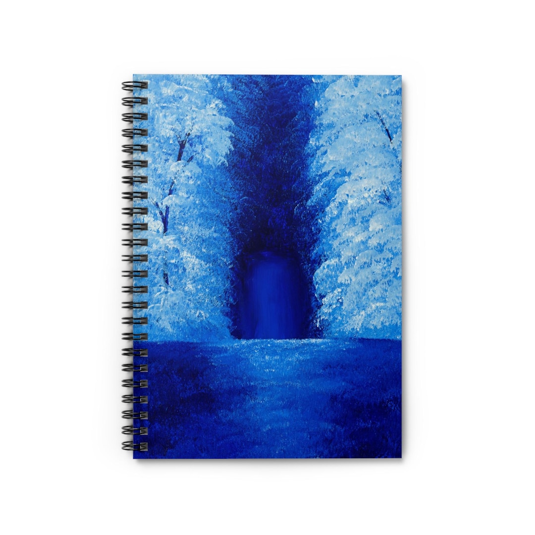 Winter Wonderland Spiral Notebook Snowy Forest Journal, Ruled Line ...