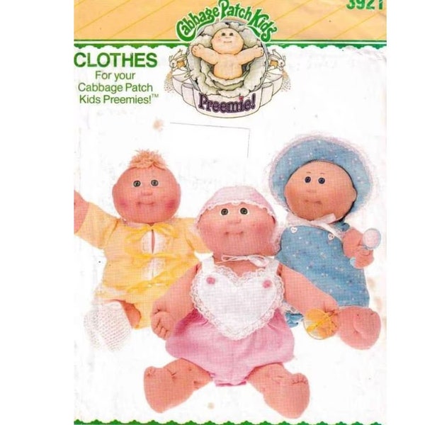 12 Cabbage Patch Sewing Pattern - Etsy