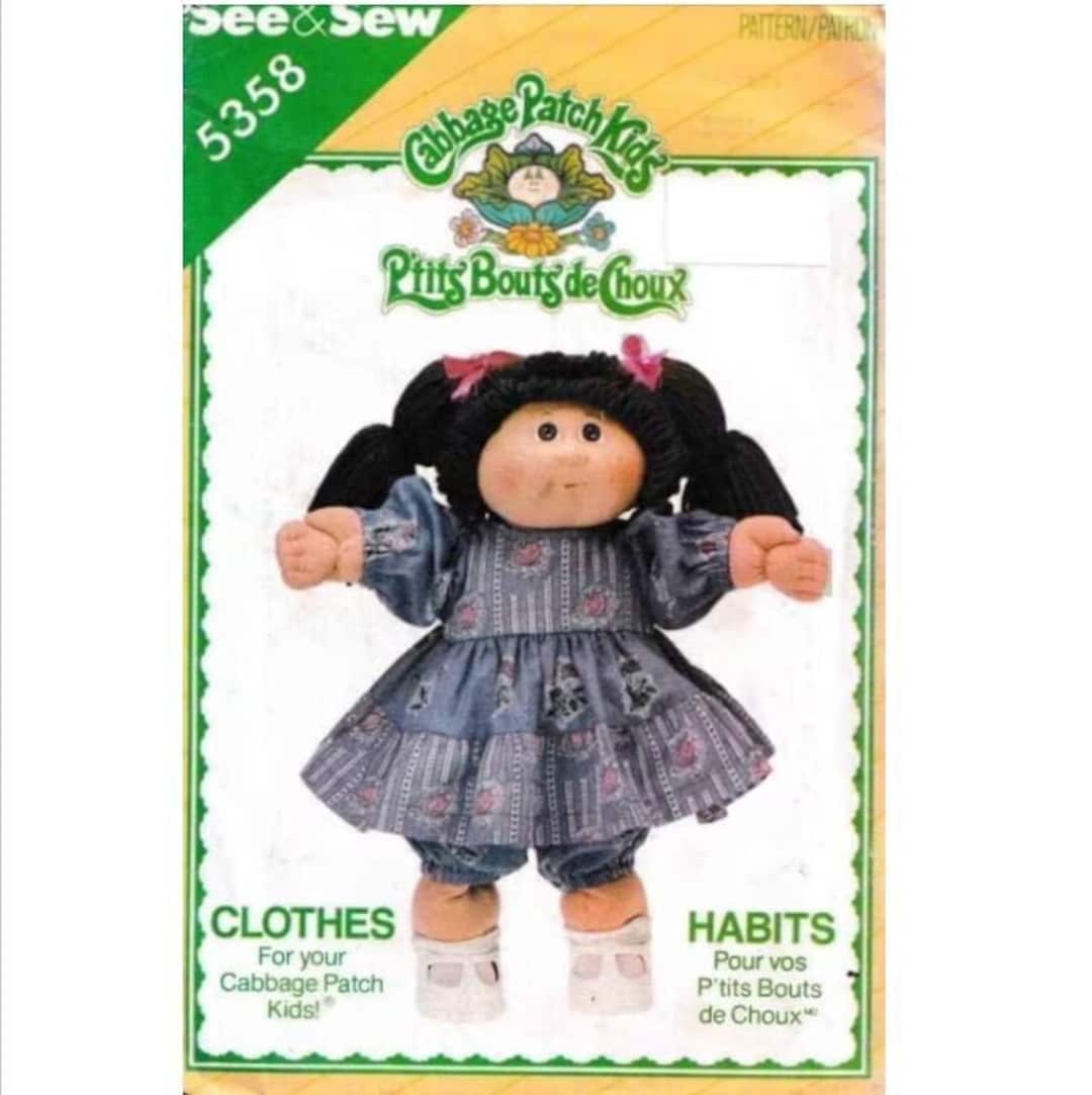Cabbage Patch Kids Clothes Pattern - Butterick 5358 - Etsy