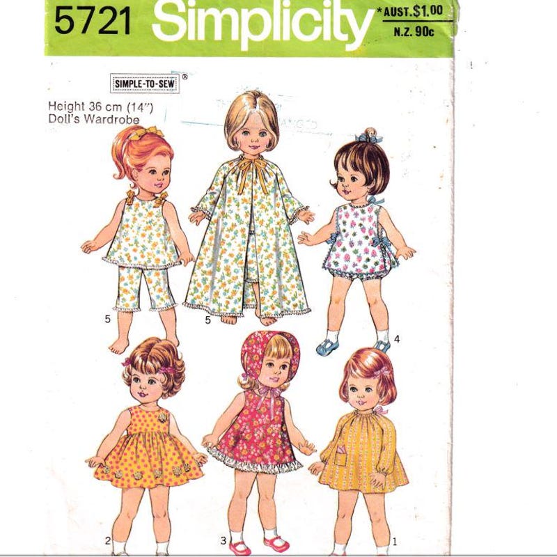 Vintage Cissy Doll Patterns - Etsy