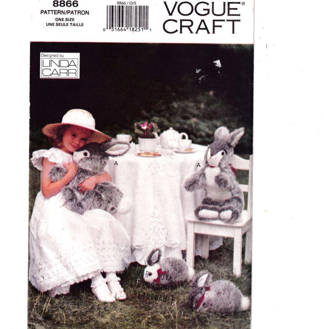 Vogue 8866 - Bunnies in 3 Sizes - PDF Pattern - Etsy