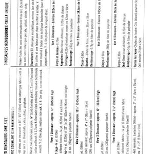 Simplicity 8378 Designer Dinosaurs Pattern Stuffed Toy Sewing Pattern 7 ...