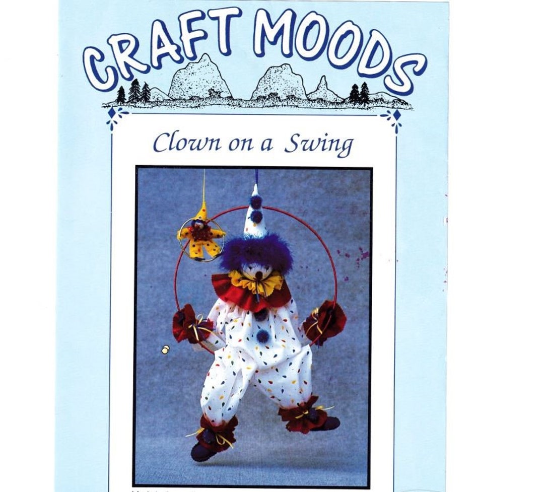 Clown on A String - PDF Pattern - Etsy