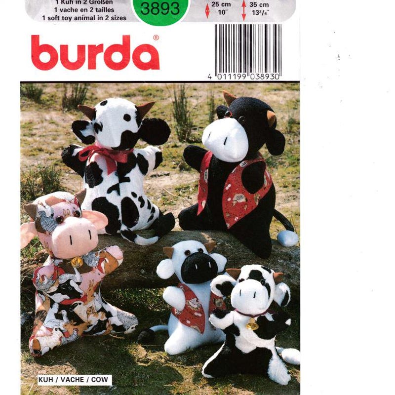 Cow Sewing Pattern - Etsy