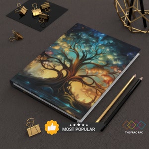 Popular Hardcover Journal, Tree Design Notebook - Etsy