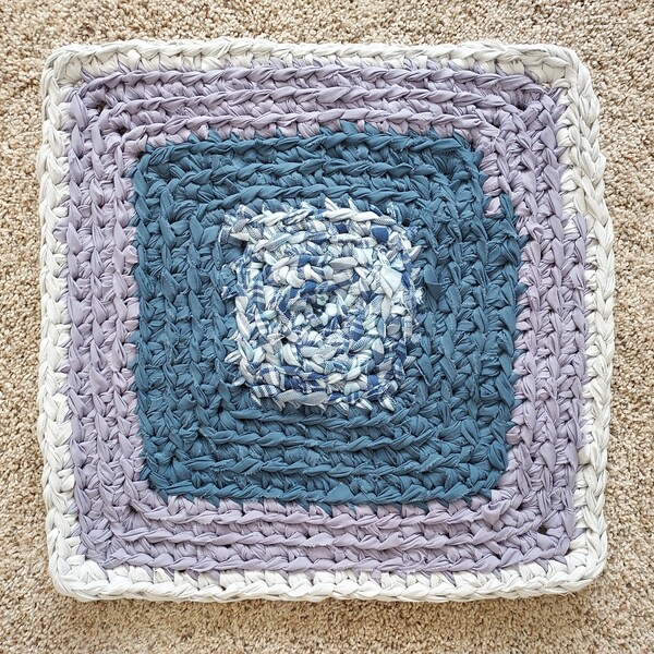 Purple Rag Rug - Etsy