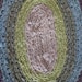 Handmade Oval Rag Rug. Beautiful Colorful Round Hand-crocheted Rug. - Etsy