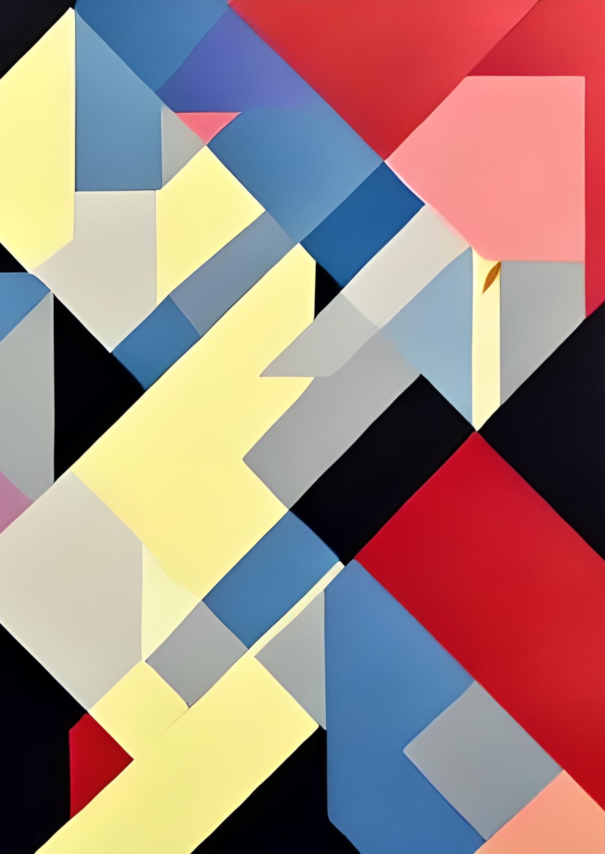 Colourful Musaic | Abstract Art | AI Generated Digital Print | Digital ...