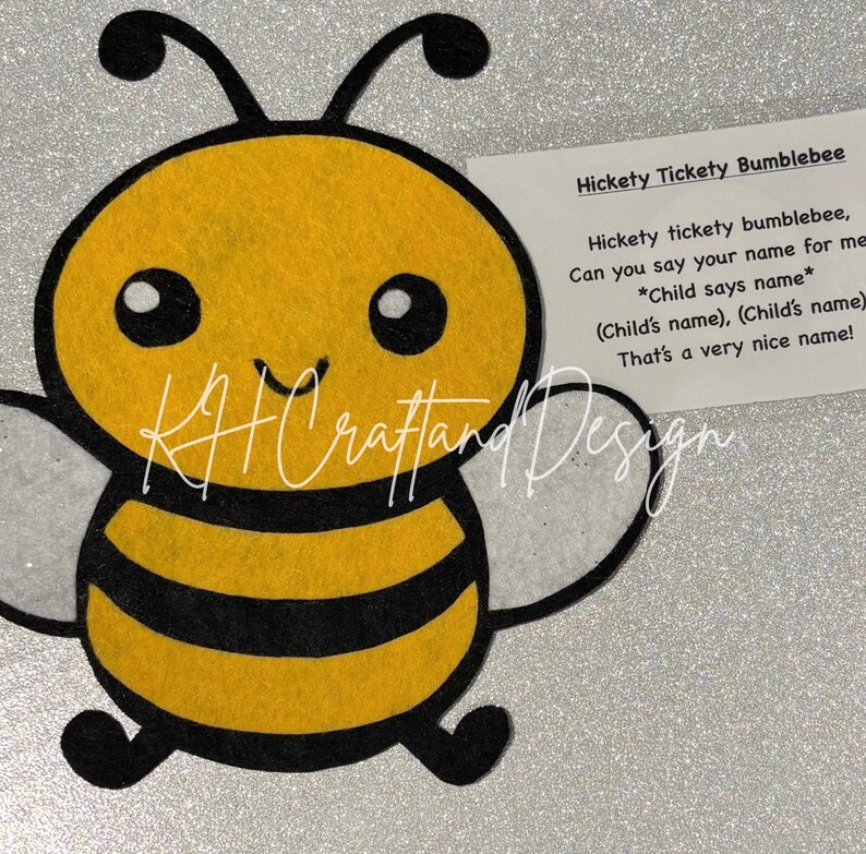 Bumblebee Felt Story/ Hickety Tickety Bumblebee/ Circle Time/ Preschool ...