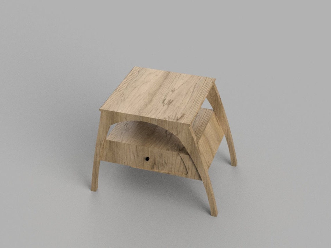 Modern Nightstand Cnc Dxf Svg Dwg Svg Files - Etsy Canada