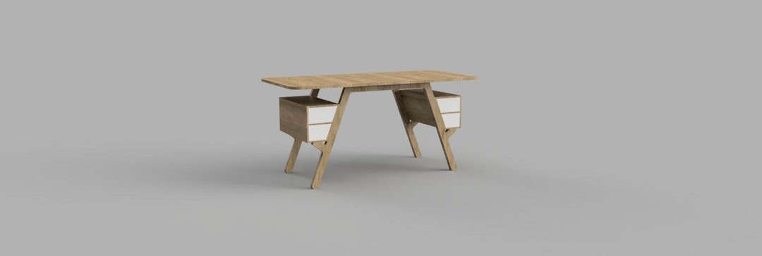 Cnc Wood Desk Cut Files - Etsy