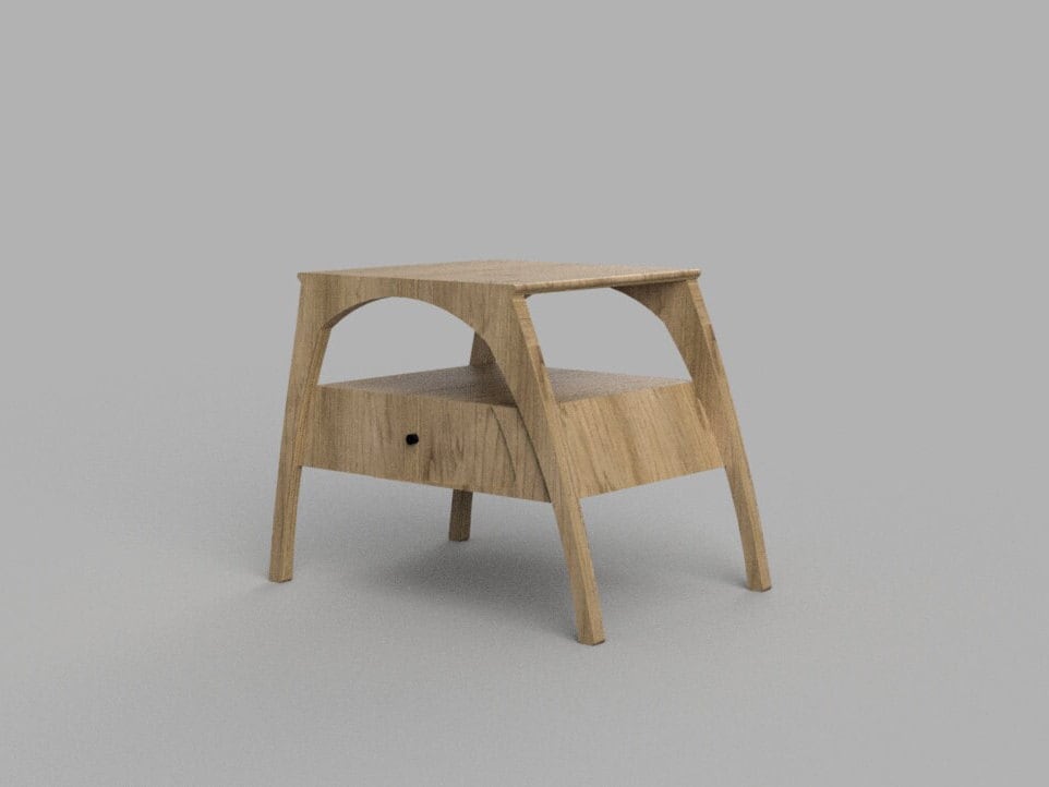 Modern Nightstand Cnc Dxf Svg Dwg Svg Files - Etsy