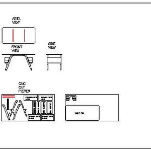Cnc Wood Desk Cut Files - Etsy