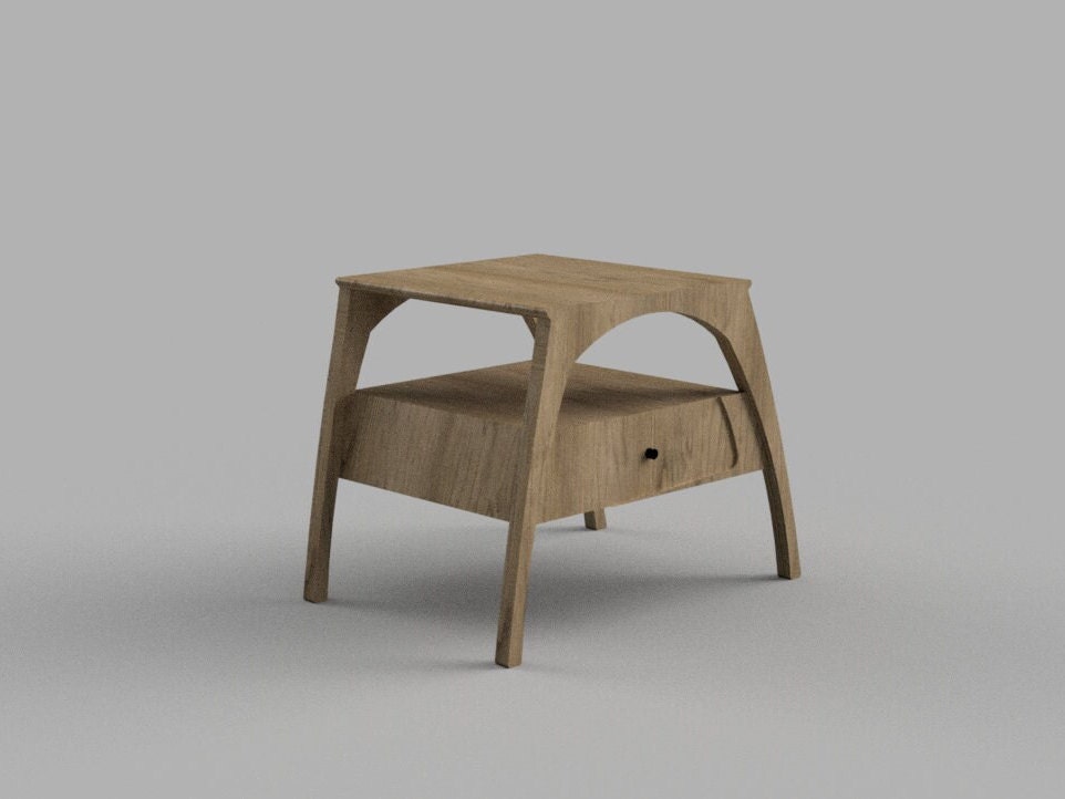 Modern Nightstand Cnc Dxf Svg Dwg Svg Files - Etsy