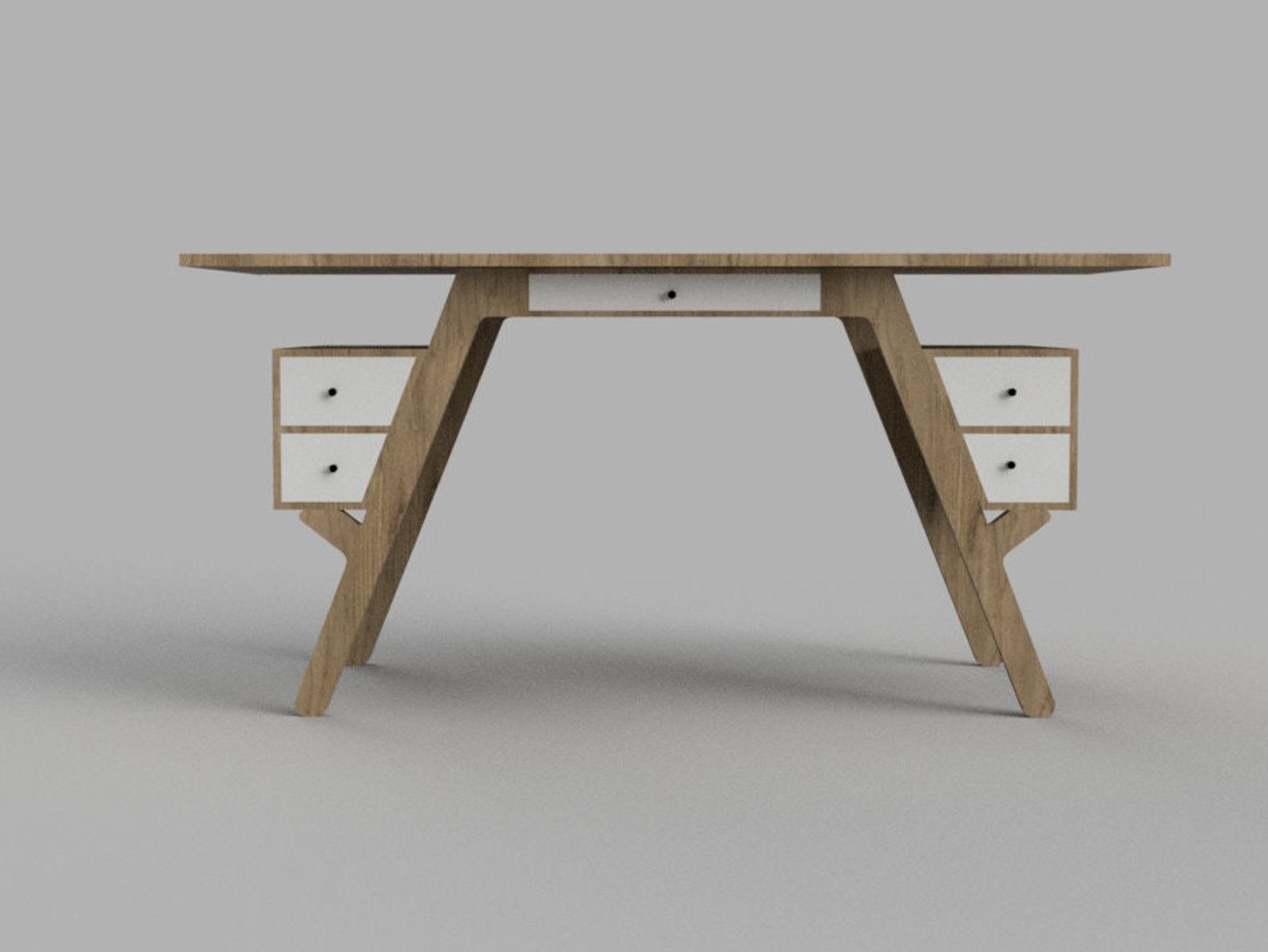 Cnc Wood Desk Cut Files - Etsy