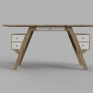 Cnc Wood Desk Cut Files - Etsy