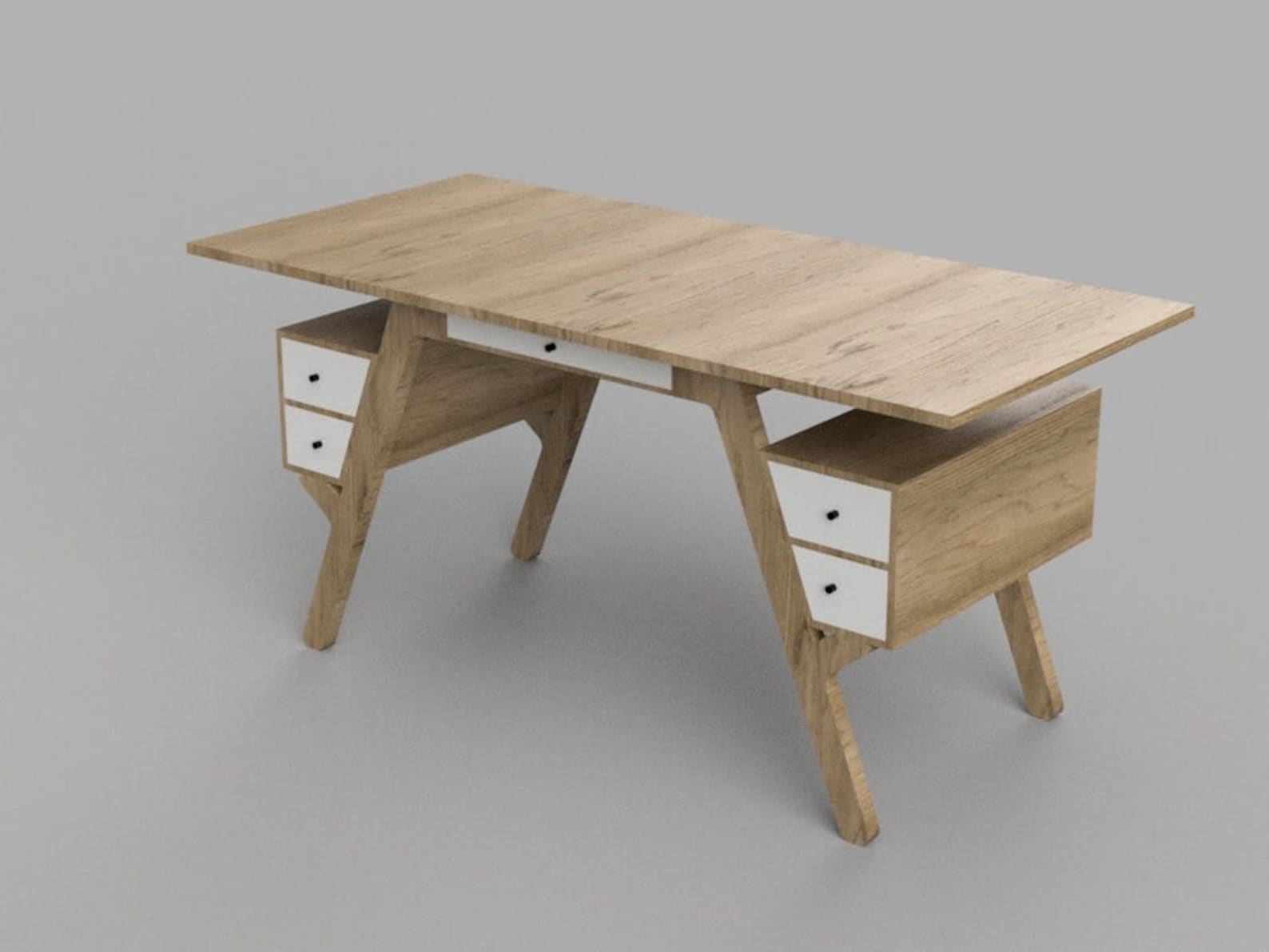 Cnc Wood Desk Cut Files - Etsy