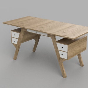 Cnc Wood Desk Cut Files - Etsy