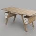 Cnc Wood Desk Cut Files - Etsy