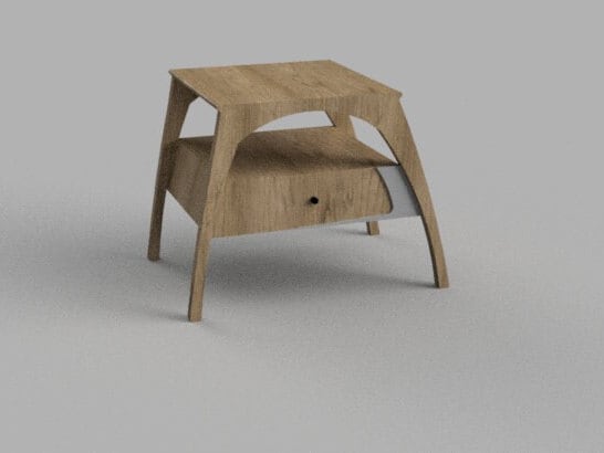 Modern Nightstand Cnc Dxf Svg Dwg Svg Files - Etsy