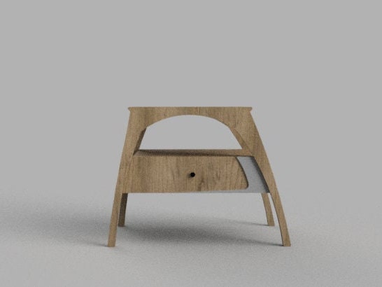 Modern Nightstand Cnc Dxf Svg Dwg Svg Files - Etsy