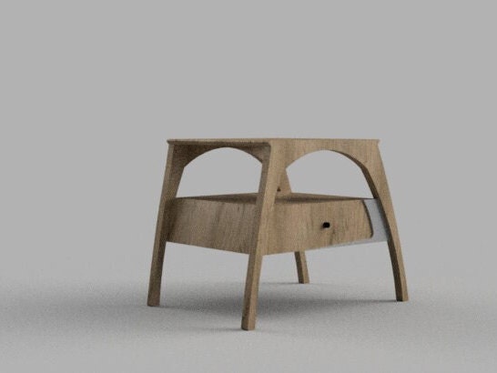 Modern Nightstand Cnc Dxf Svg Dwg Svg Files - Etsy