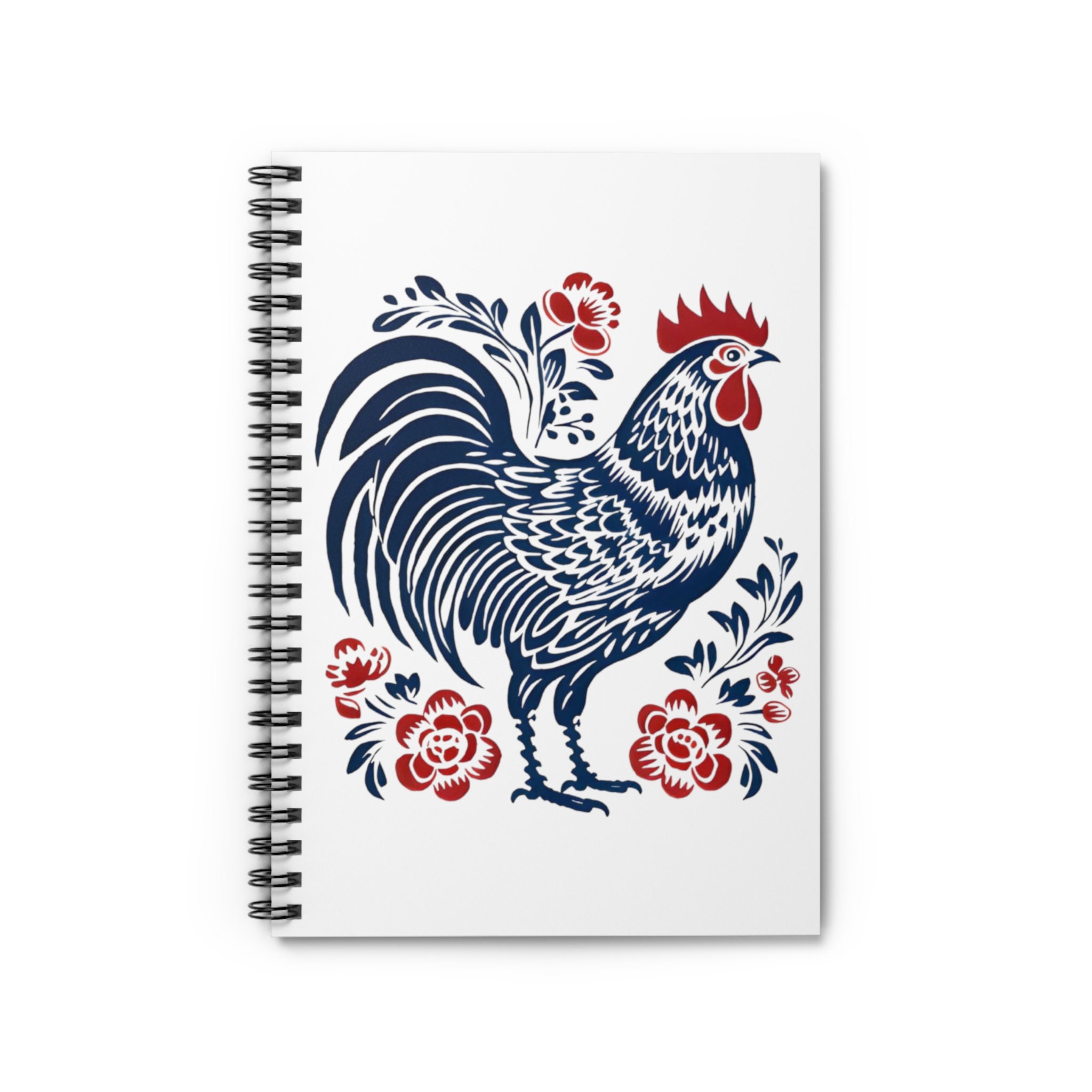 Spiral Notebook Chicken Art Everyday Cute Spiral Notebook Journal Gift ...