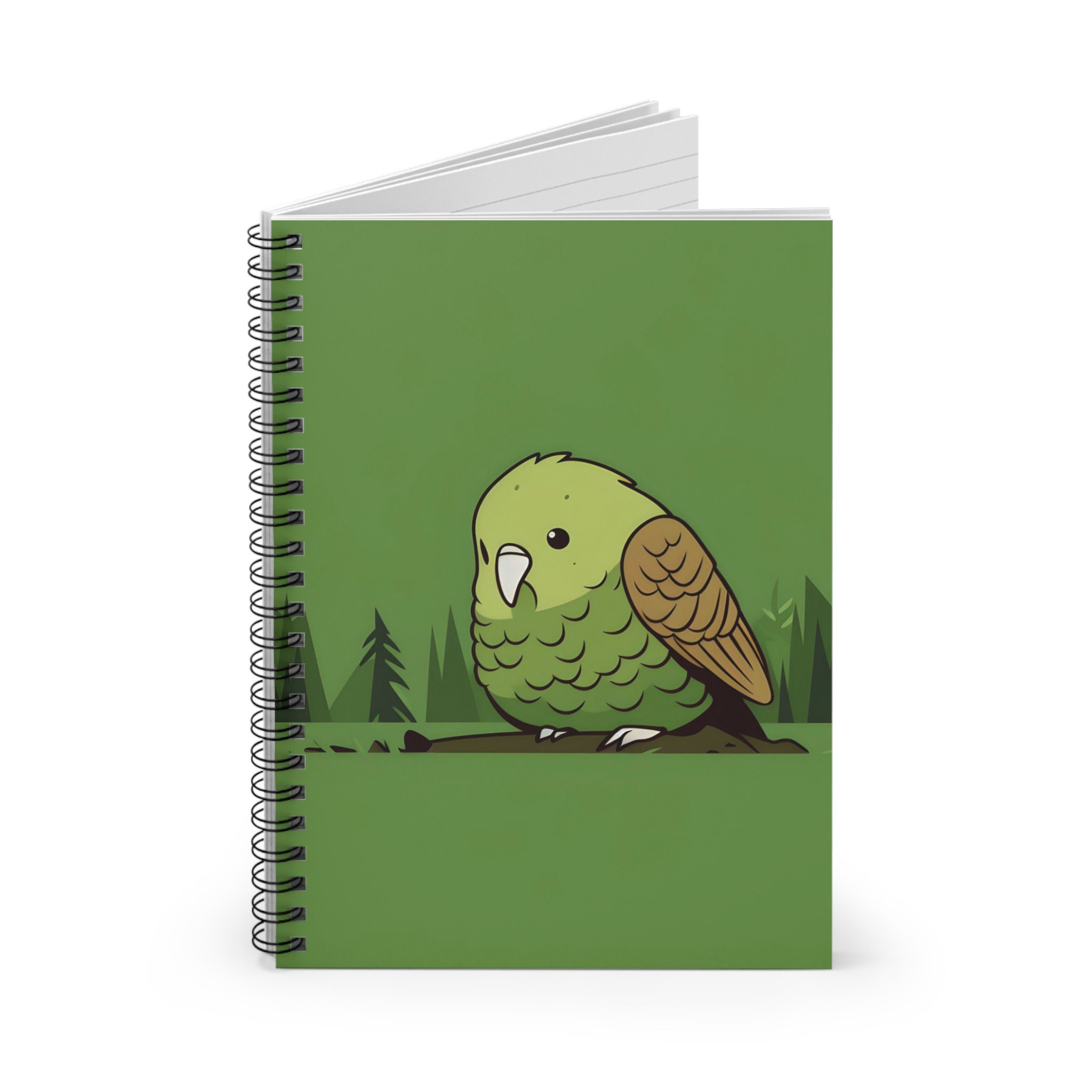 Spiral Notebook Kakapo Cute Modern Journal for Everyday Use Kakapo Gift ...