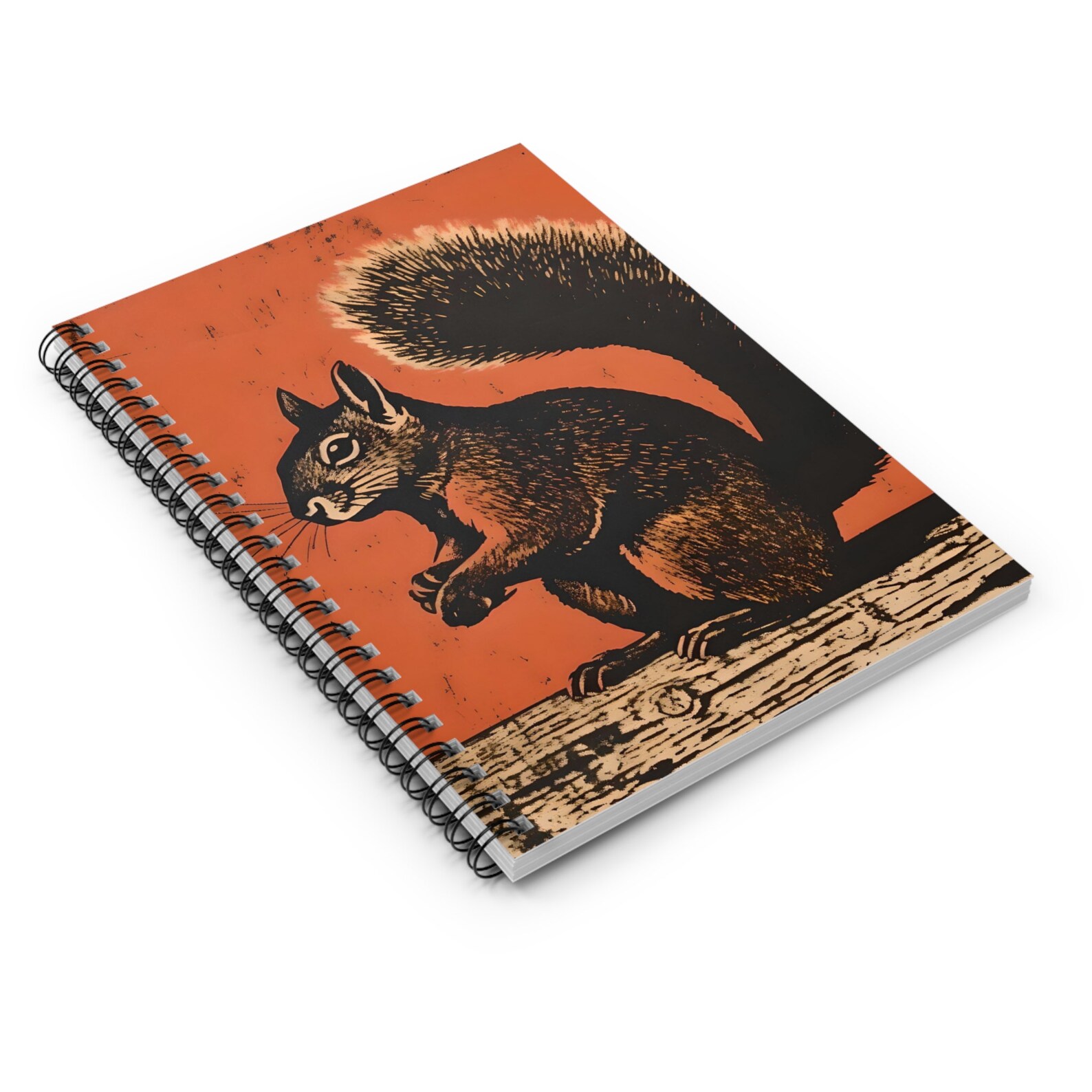 Spiral Notebook Squirrel Gift Ideas for Friend Squirrels Modern Art ...