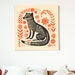 Canvas Mongoose Wall Art Modern Minimalist Mongoose Design Print Canvas ...