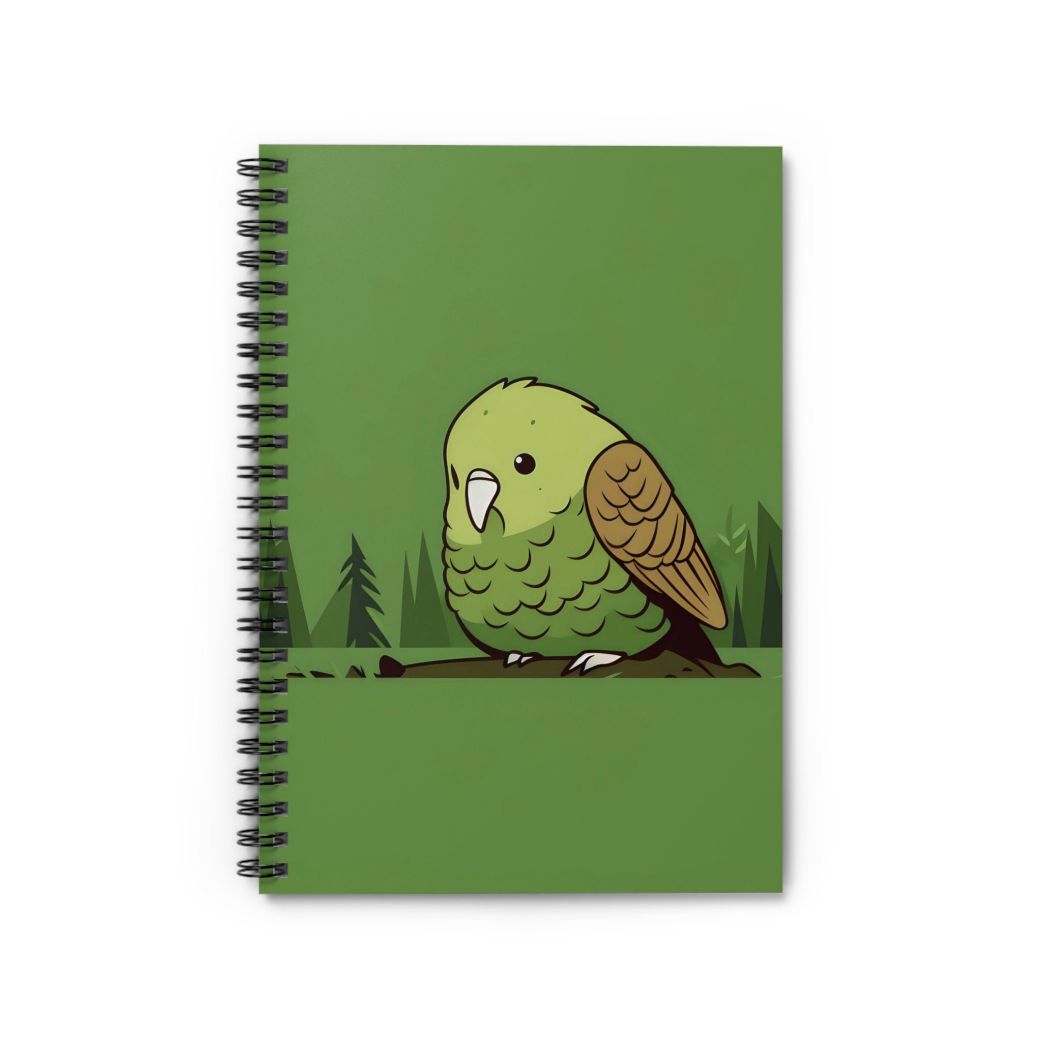 Spiral Notebook Kakapo Cute Modern Journal for Everyday Use Kakapo Gift ...