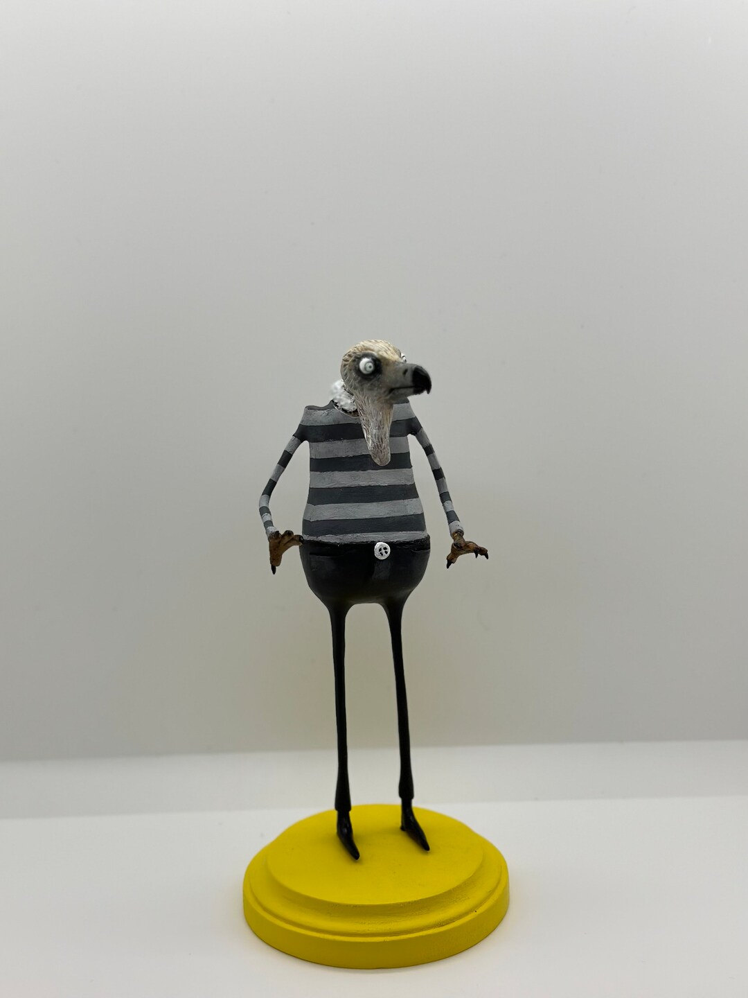 OOAK Clay Sculpture. Zoo Goon: Lester the Vulture - Etsy