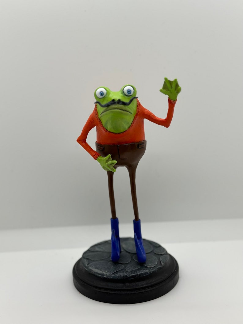 OOAK Clay Sculpture. Zoo Goon: Hector the Frog - Etsy