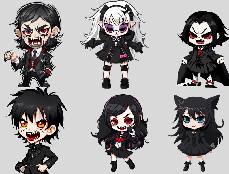 Cute Horror Character PNG, Horror PNG, Chibi Horror PNG, Horror Png ...