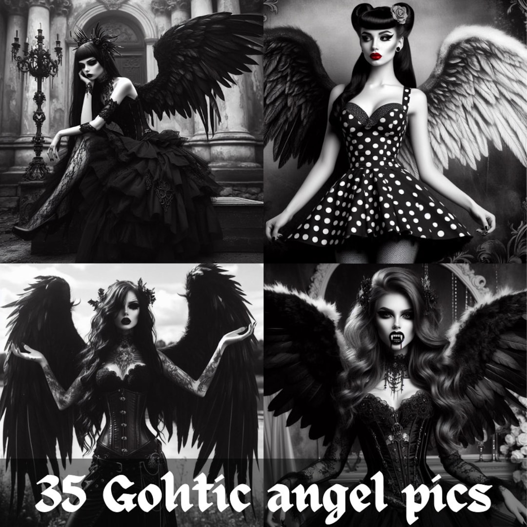 Gothic Angel Art Collection: Dark, Enigmatic & Ethereal - Unique Wall ...