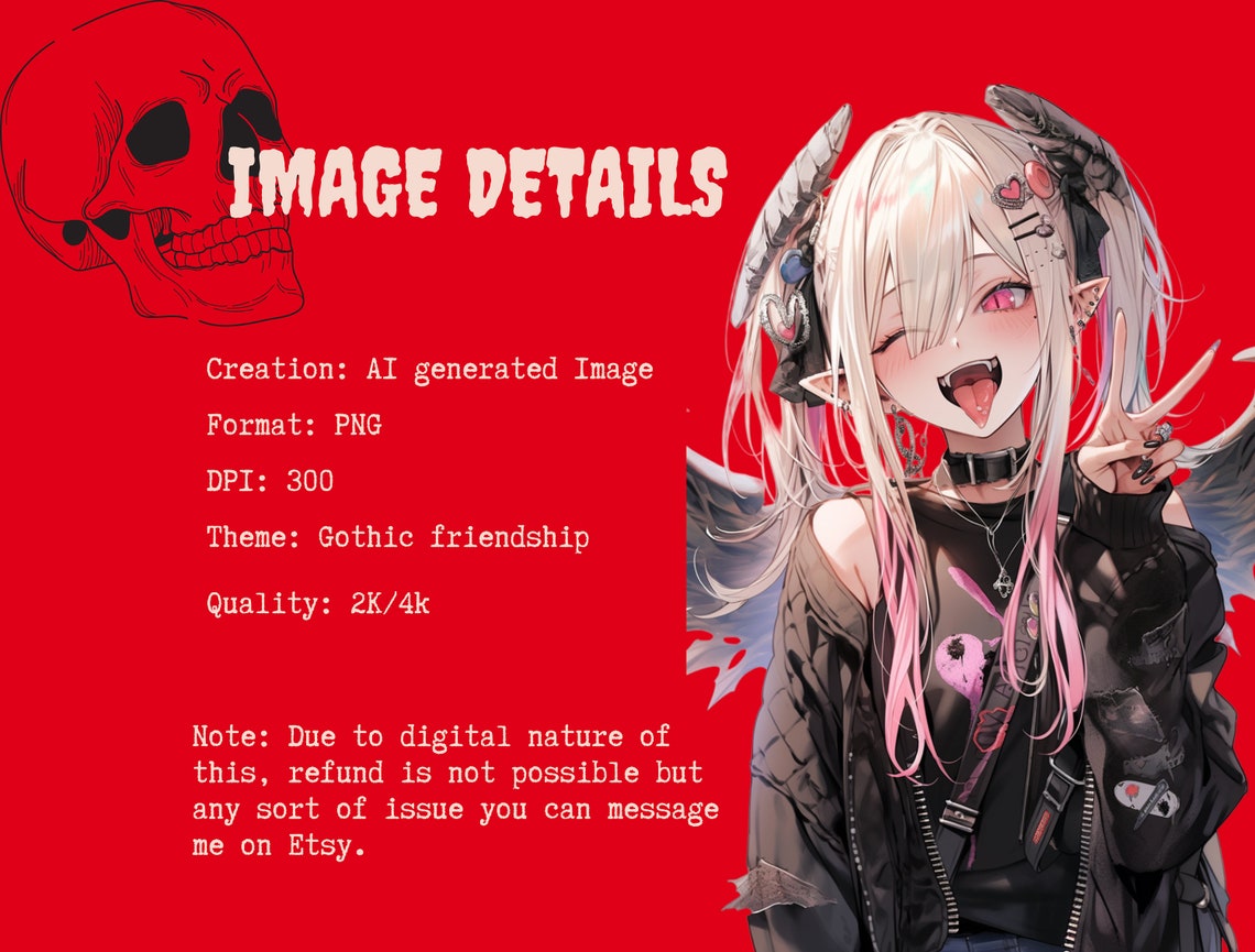 20+ Gothic Anime Girlfriend PNG Bundle, Dark Waifu Clipart, Yandere E ...