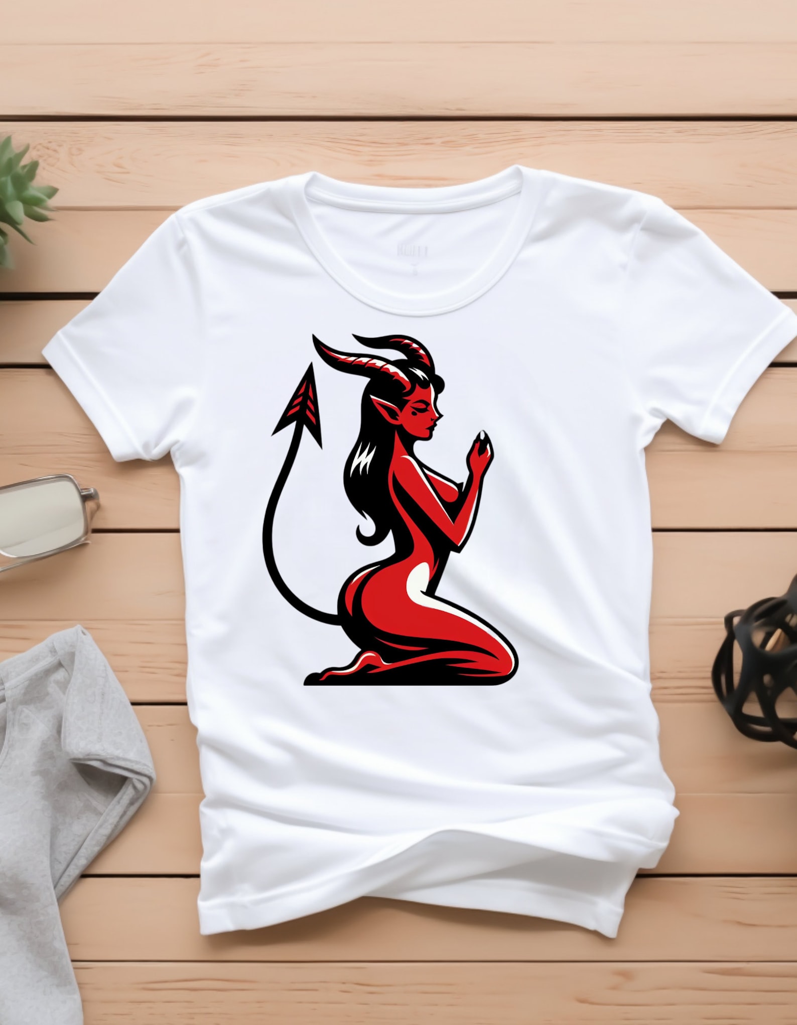 Devil Women PNG , T-shirt Designs, S, Demon Women , Devil Girl ...
