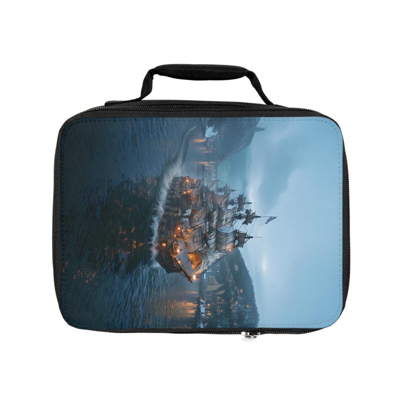 Pirate Ship Insulated School Lunch Bag, Perfect Gift Idea Insulated ...