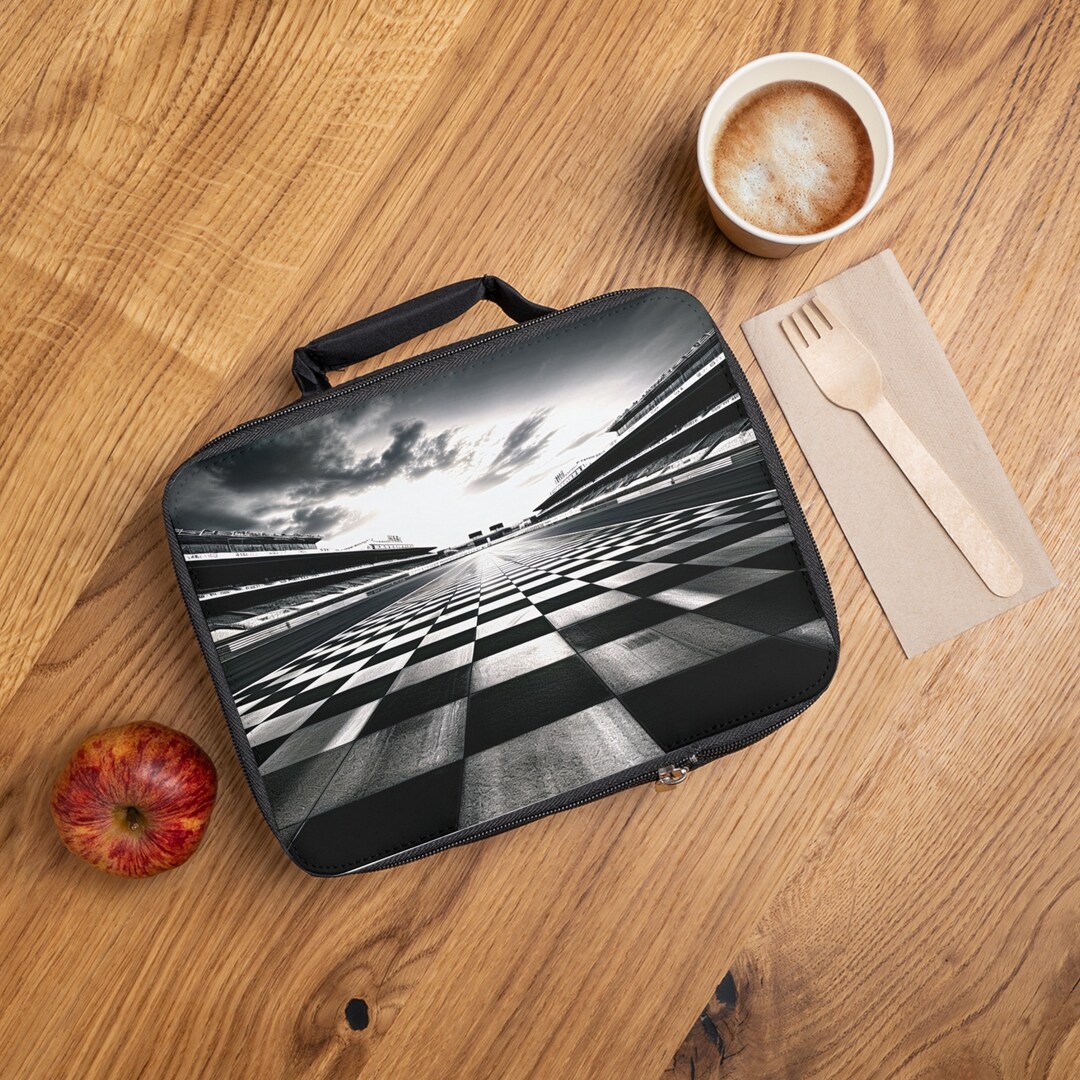Race Car Finish Line Lunch Box, Lunch Box Grand Prix, Dynamic Cooler ...